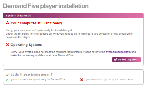 Get Demand Five working in Windows 7 – Lowmanio